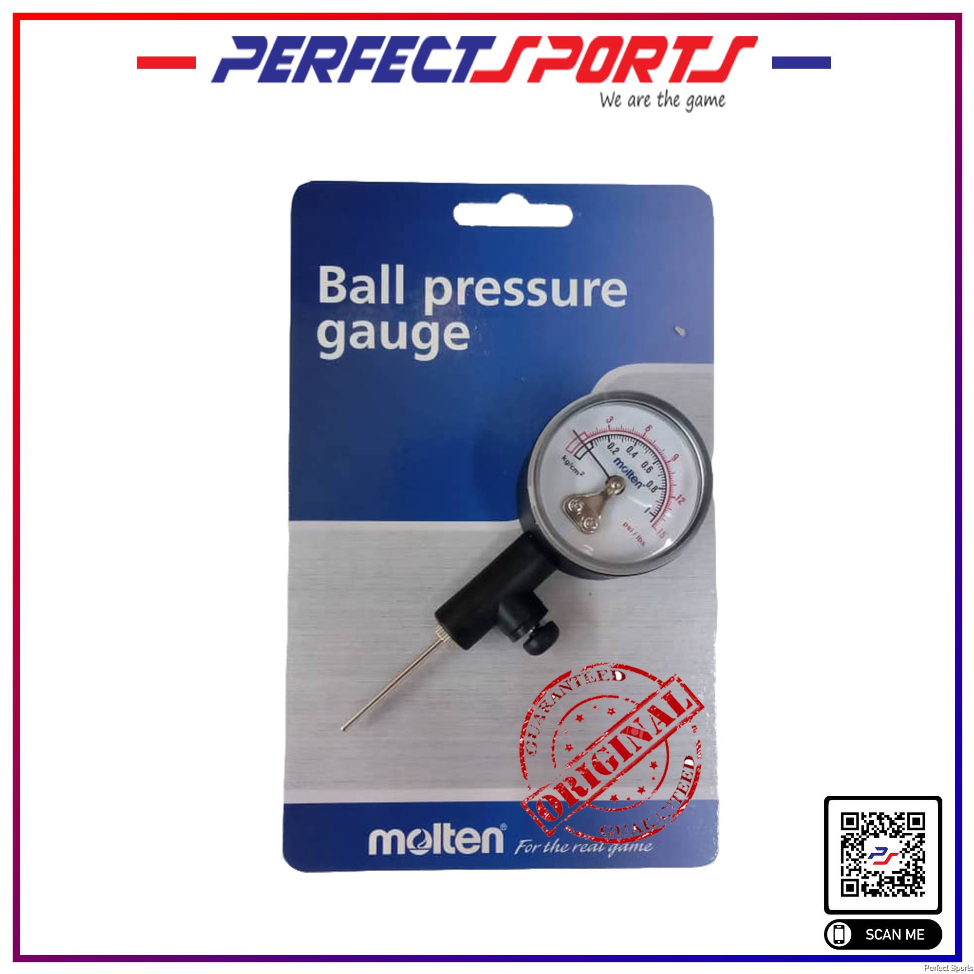 Perfect Sports - Molten Ball Pressure Gauge [100% Genuine]