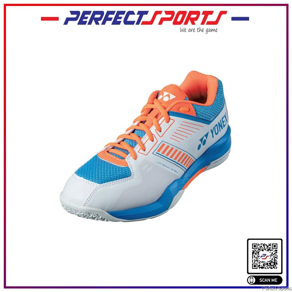Yonex Badminton Shoe POWER CUSHION STRIDER FLOW WHITE/SKYBLUE