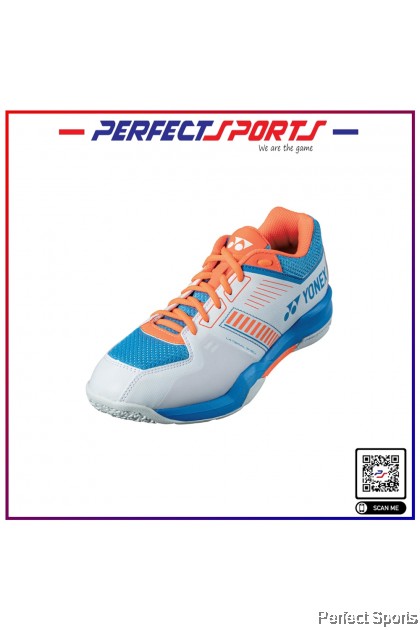 Yonex Badminton Shoe POWER CUSHION STRIDER FLOW WHITE/SKYBLUE