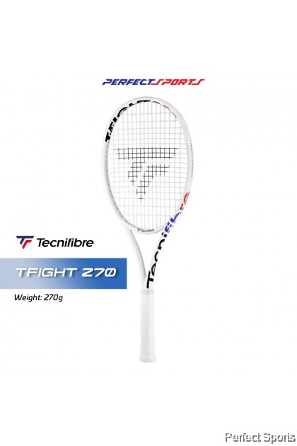 [Free String + Grip] TECNIFIBRE TFIGHT 270 TENNIS RACKET (270G) GRIP 1