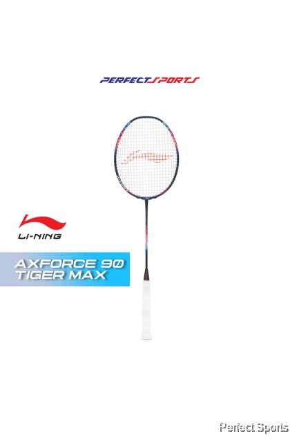 [Free String + Grip + Cover] LI-NING AXFORCE 90 TIGER MAX NAVY RED ...