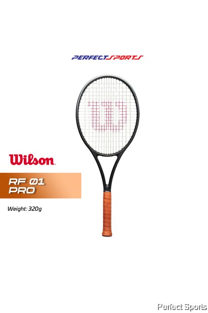 [Free String + Grip] Wilson RF 01 PRO Tennis Racquet 320g Grip L2