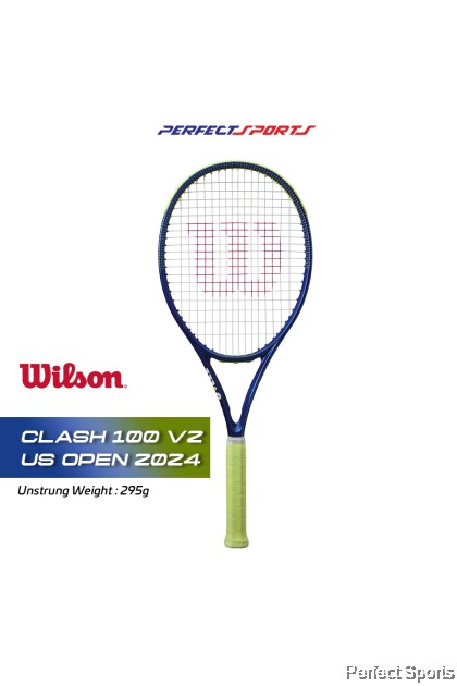 [Free Strings + Grip] Wilson Clash 100 v2 US Open 2024 Tennis Racket ...