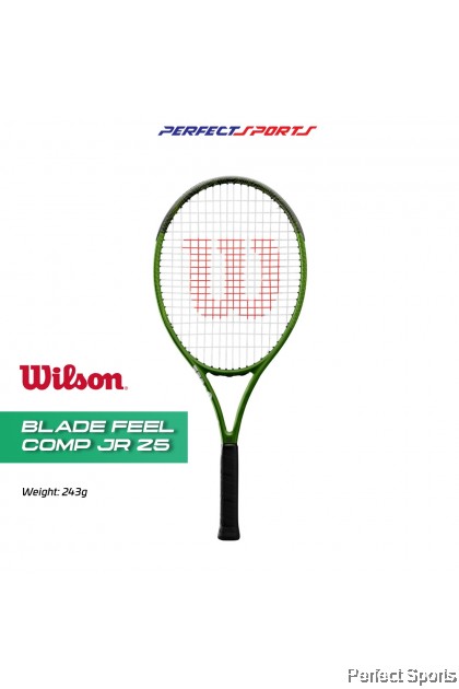 [Free String + Grip] WILSON Blade Feel Comp Jr 25 Tennis Racket