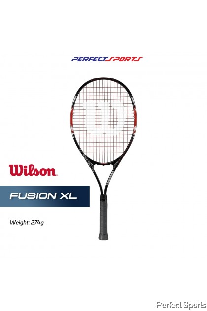 [Free String + Grip] WILSON Fusion XL Tennis Racket
