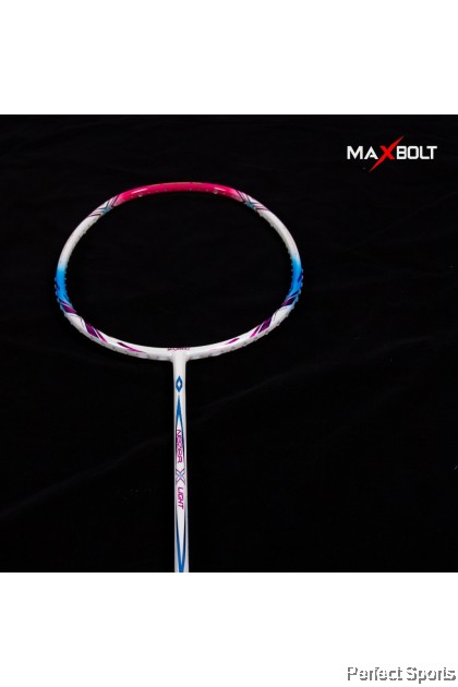 [Free String + Grip] Maxbolt Nezer X Light (WHITE) Badminton Racket