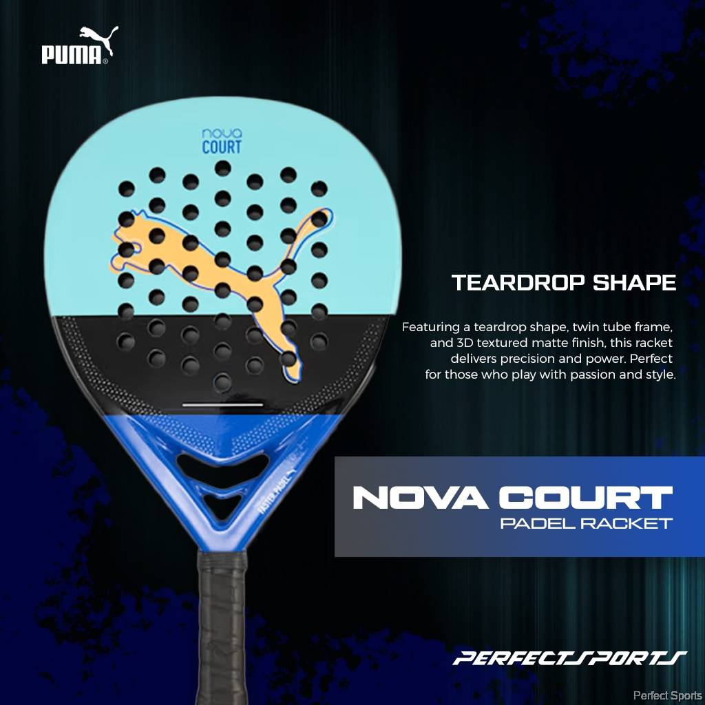 PUMA NOVA PADEL COURT Padel Racket Safe Lake Black