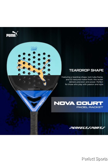 PUMA NOVA PADEL COURT Padel Racket Safe Lake Black
