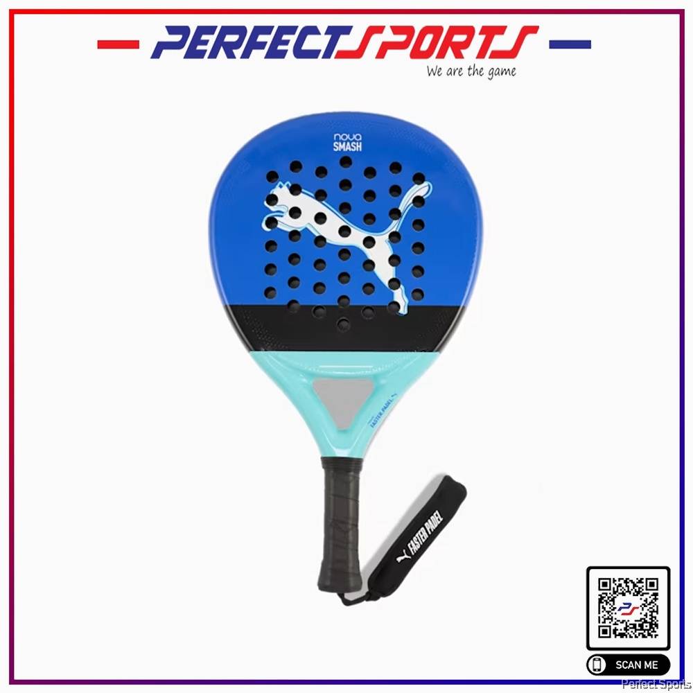 PUMA NOVA SMASH Padel Racket Black/Vivid Blue
