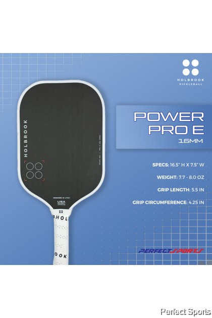 Holbrook Pickleball Power Pro E 16mm Pickleball Paddle