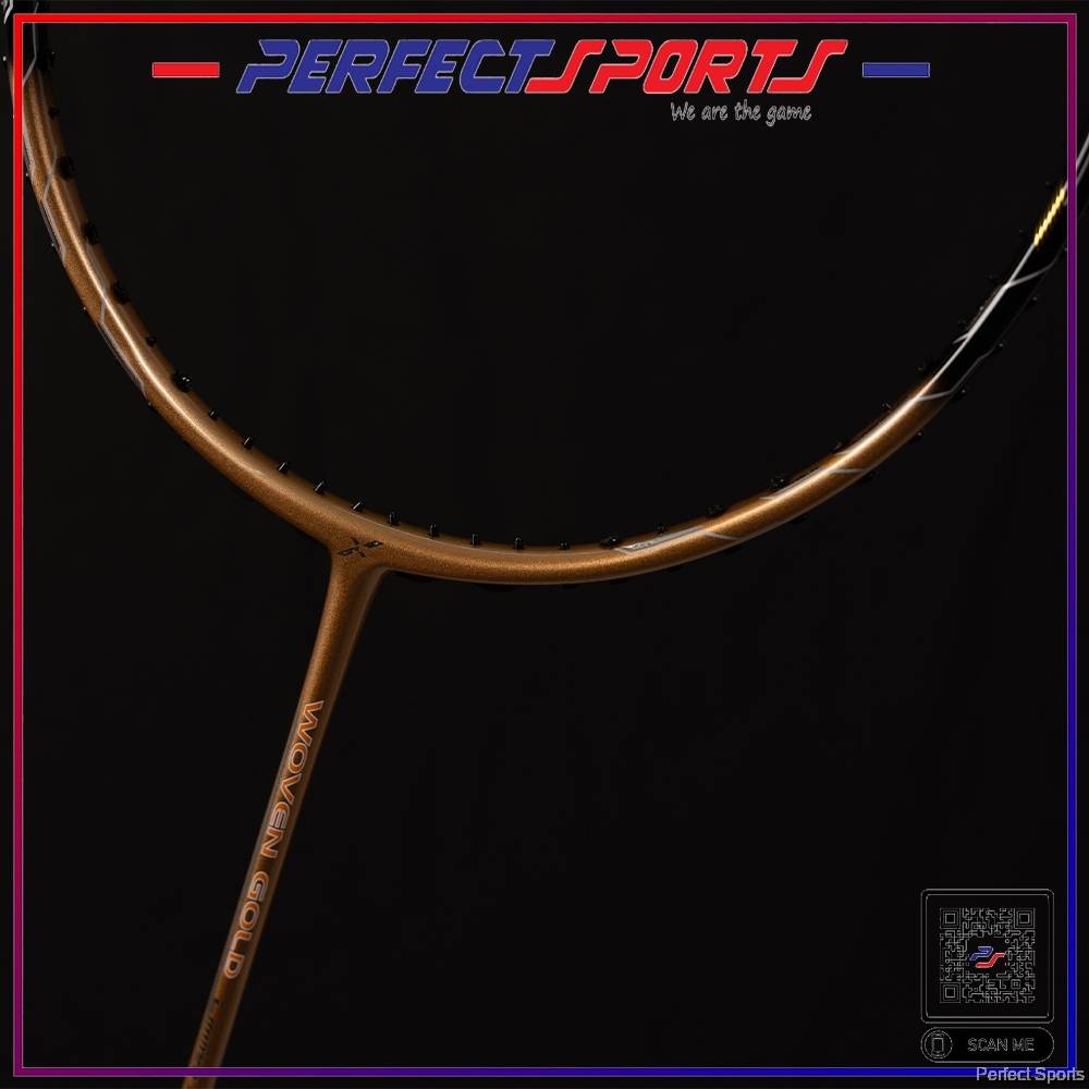 [Free String + Grip] Maxbolt WOVEN GOLD Badminton Racket