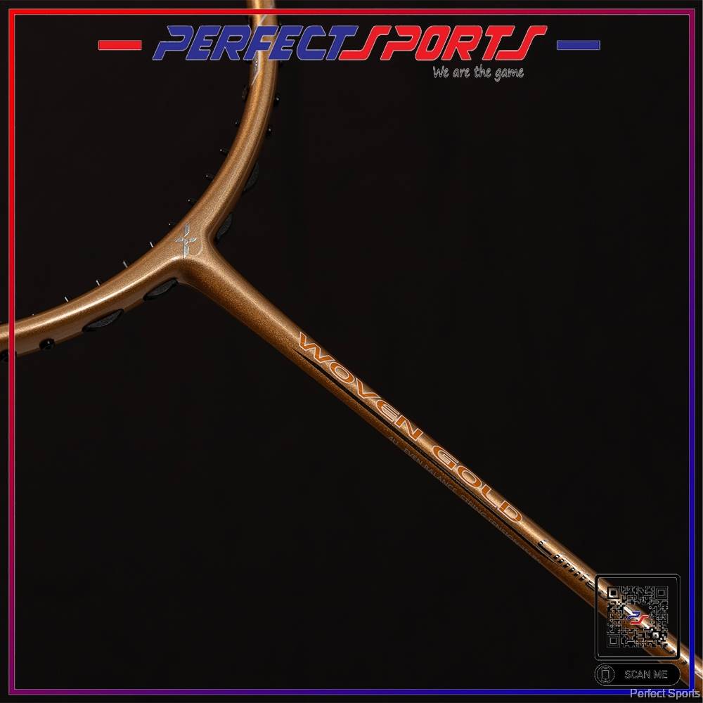 [Free String + Grip] Maxbolt WOVEN GOLD Badminton Racket