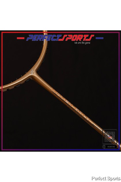 [Free String + Grip] Maxbolt WOVEN GOLD Badminton Racket