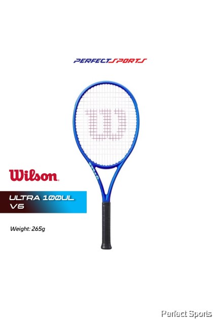 [Free String + Grip] Wilson Ultra 100UL V5 Tennis Racket GRIP2 265g