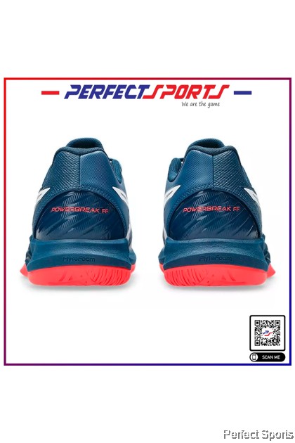 ASICS POWERBREAK FF Men's Volleyball Shoes Mako Blue/White