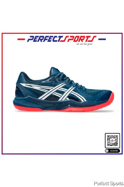 ASICS POWERBREAK FF Men's Volleyball Shoes Mako Blue/White