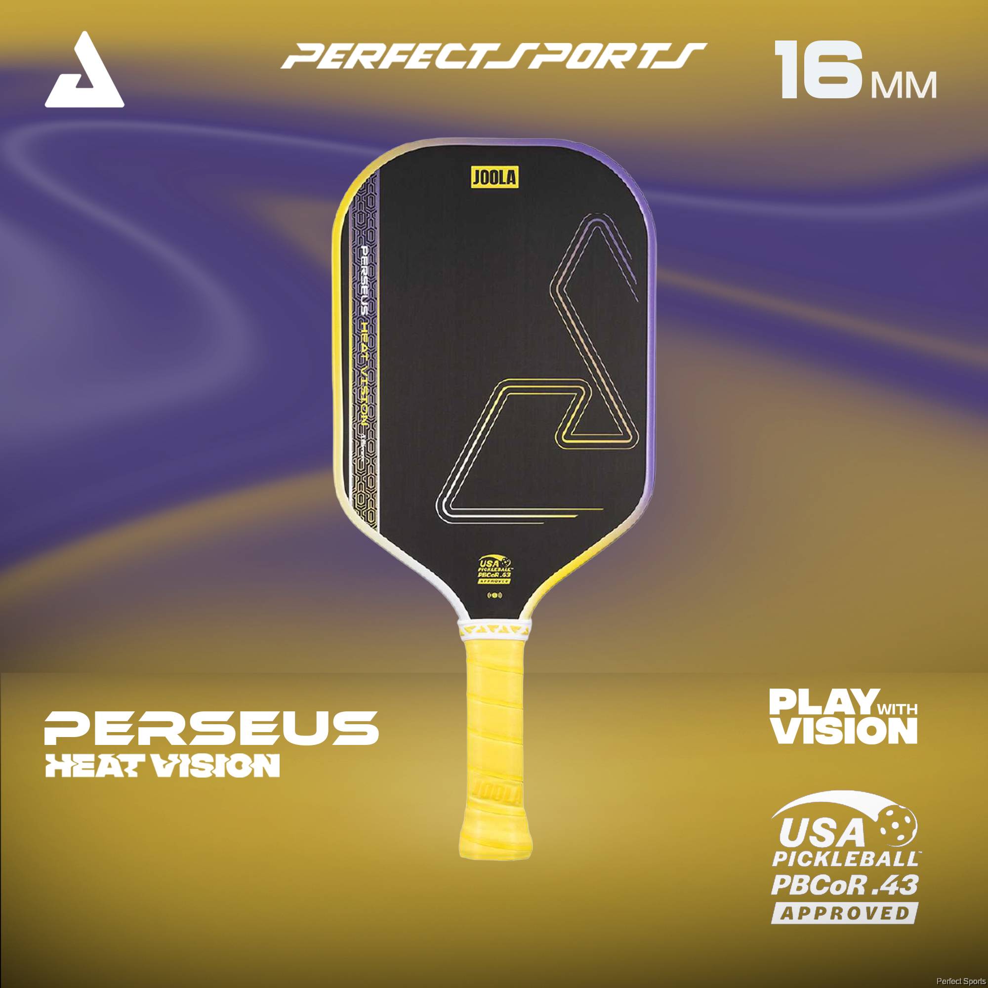 JOOLA PERSEUS HEAT VISION 16MM - FLASH JOOLA YELLOW (GLOBAL)