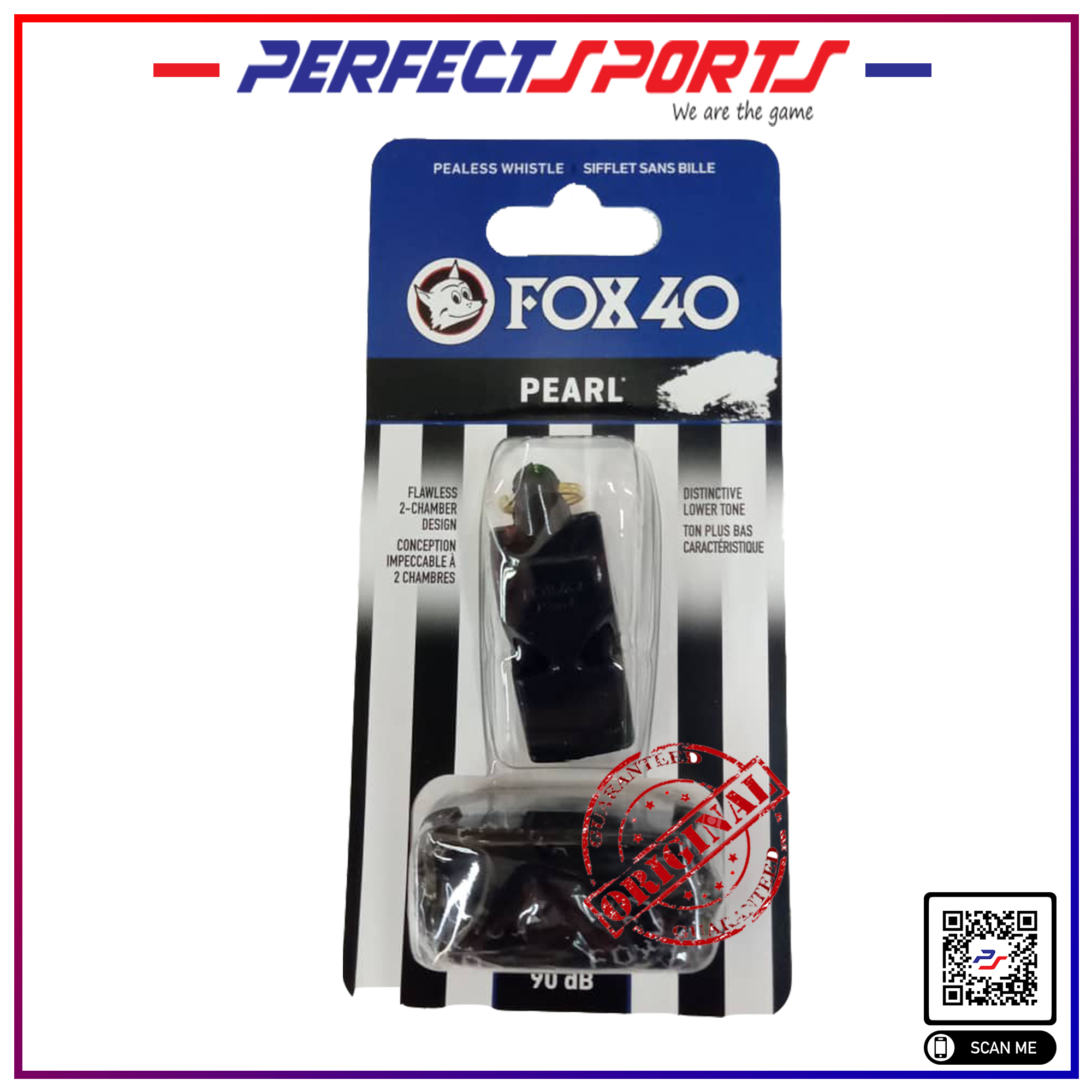 Perfect Sports - Fox40 Pearl Whistle [100% Genuine]