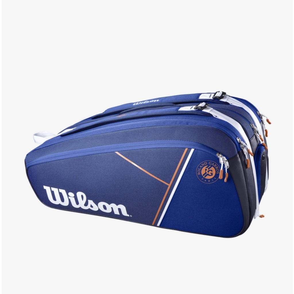 Wilson Super Tour 15 Pack Roland Garros 2022 Navy Tennis Bag