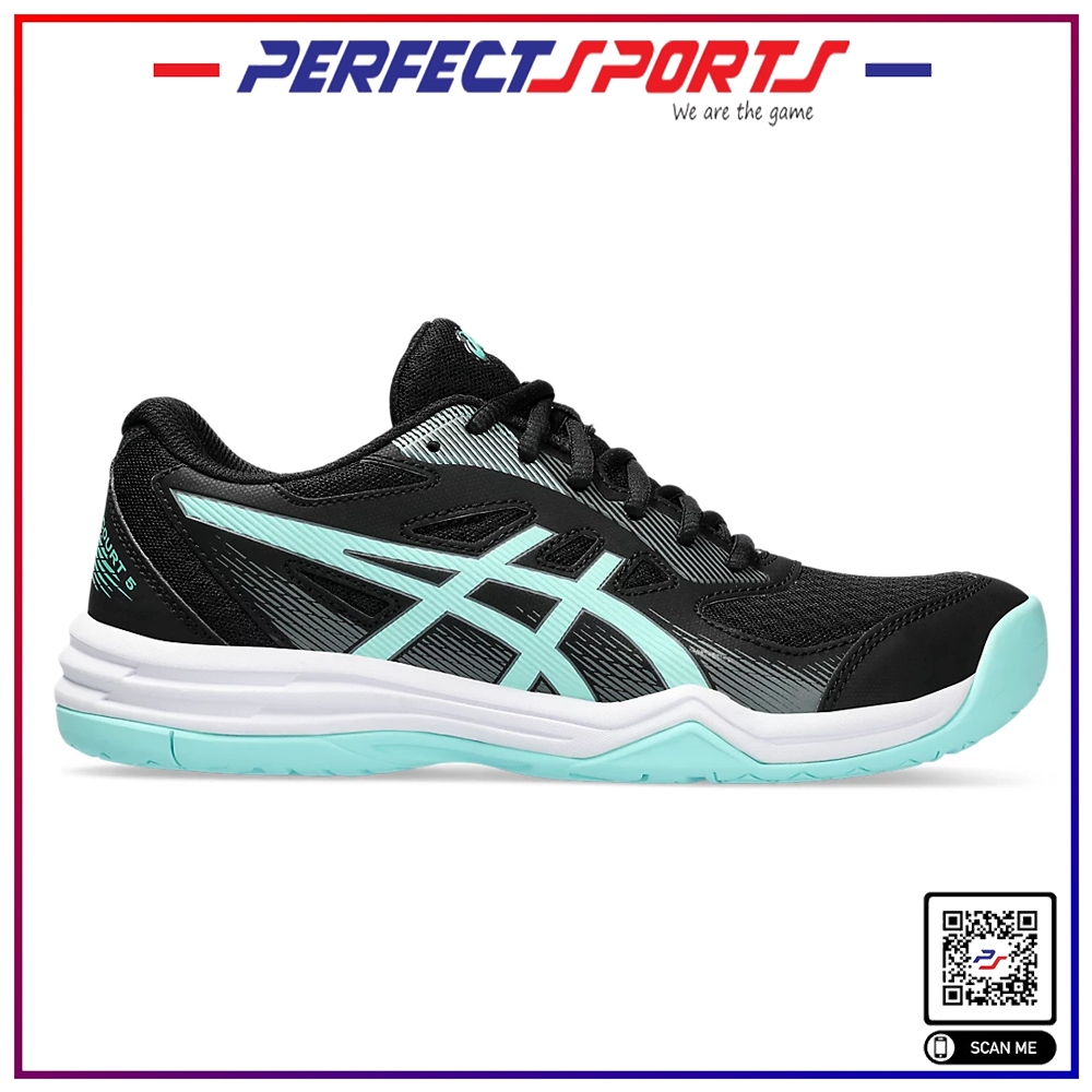 ASICS UPCOURT 5 Women's INDOOR Shoes Black/Illuminate Mint