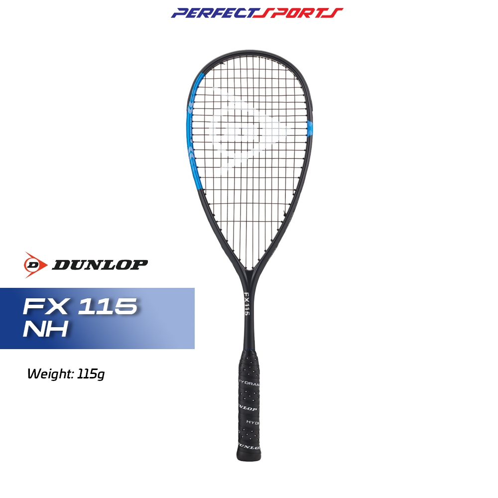 [Free String + Grip] Dunlop FX 115 NH Squash Racket 115G