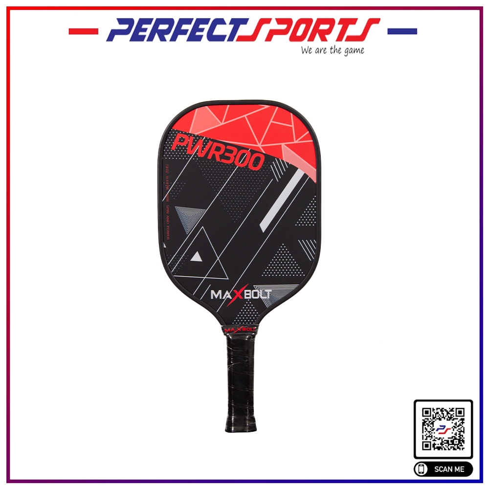 Maxbolt Pickleball Racket PWR 300 16MM *FREE Racket Bag