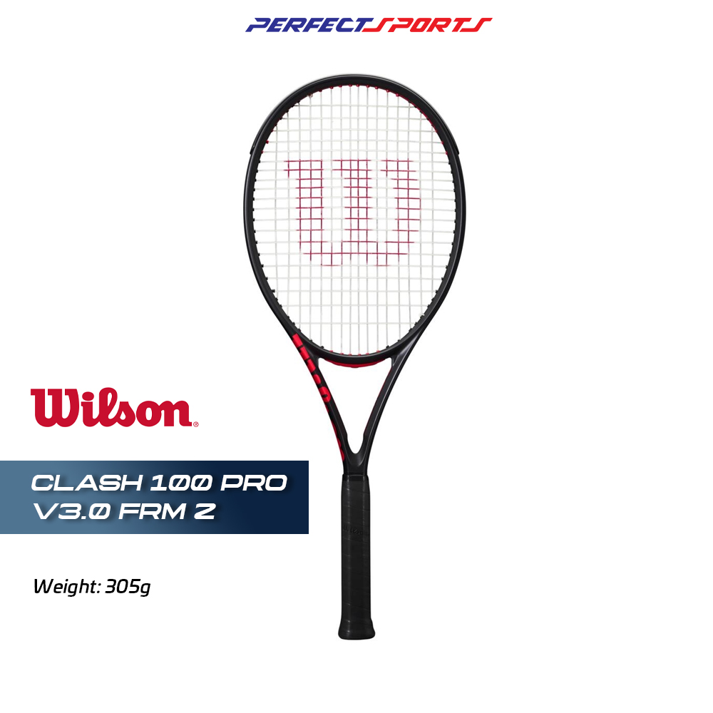 [Free String + Grip] Wilson Clash 100 Pro V3 TENNIS RACKET GRIP 2