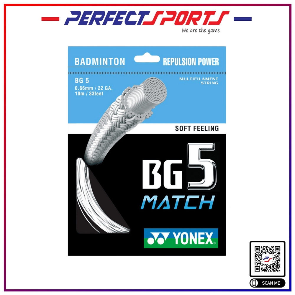 YONEX BADMINTON STRING BG 5M (8 COLORS)