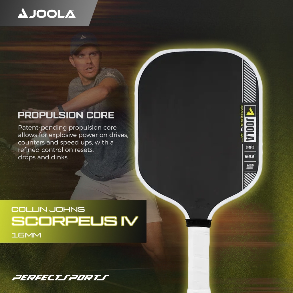 JOOLA Collin Johns Scorpeus Pro IV 16mm Pickleball Paddle